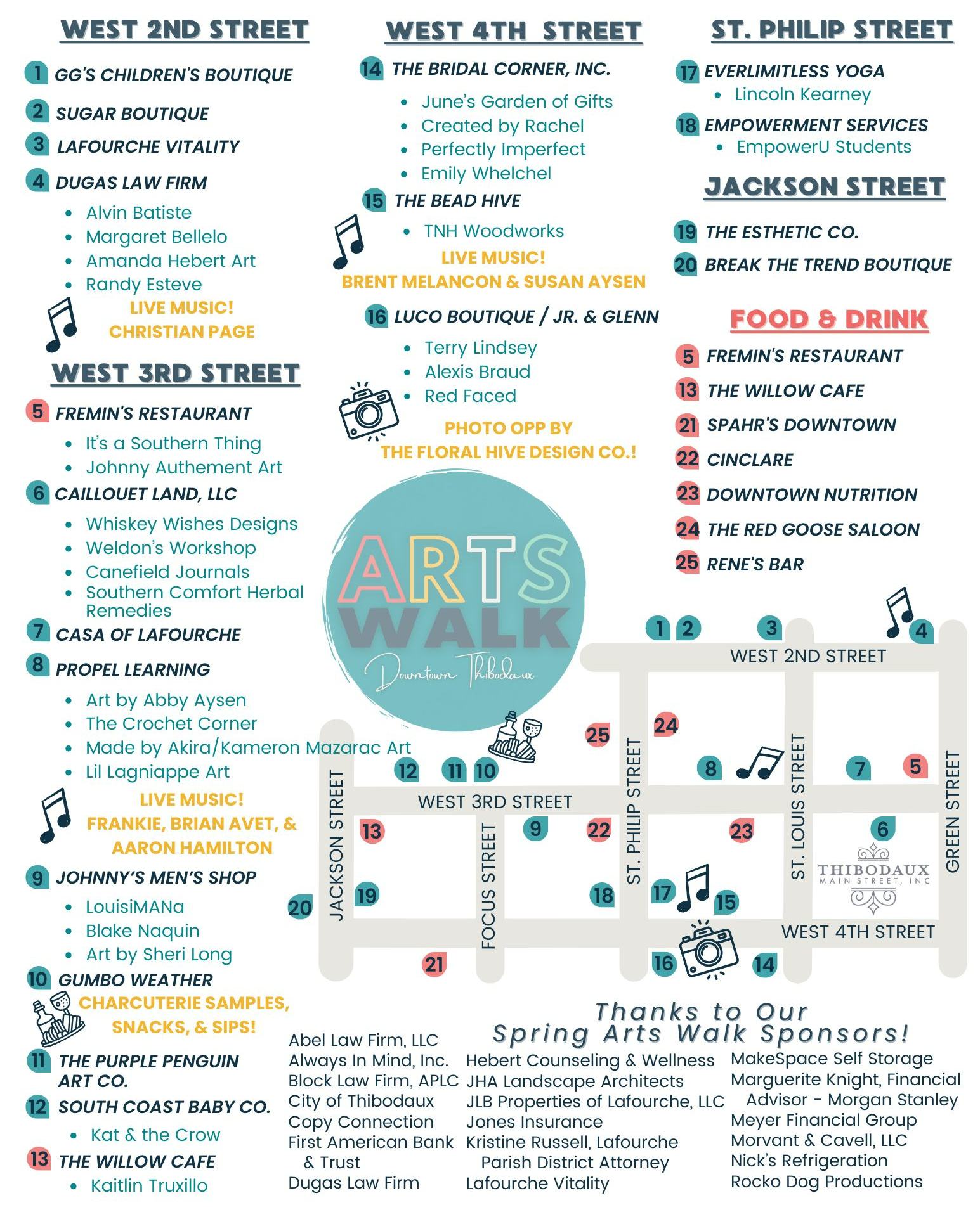 Spring Arts Walk | Thibodaux, LA